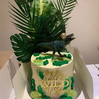 T-rex Juvenile Dinosaur Party Animal Cake Topper Keepsake - Etsy UK