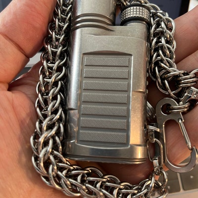 Titanium Flexible Minimalist Keychain, Solid Titanium Carabiner, Key ...