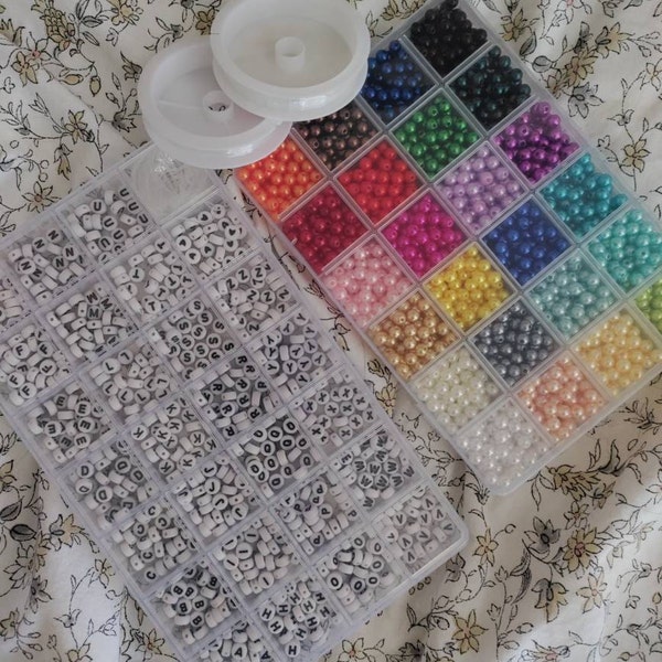 Beads Starter Kit, Boxes of Beads, Supplies to Make Your Own Jewellery ...