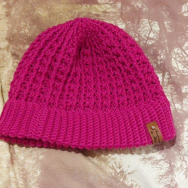 CROCHET PATTERN & VIDEO/ Snuggle Season Beanie, Puff Post Stitch Winter ...