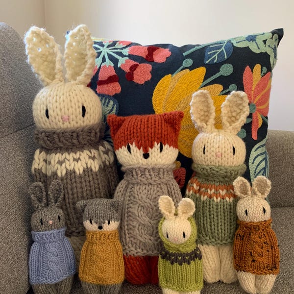 Pocket Buddies - KNITTING PATTERN - Etsy