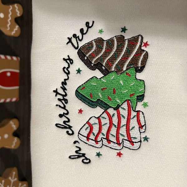Little Debbie Christmas Tree Cake Embroidery Design, Oh Christmas Tree ...