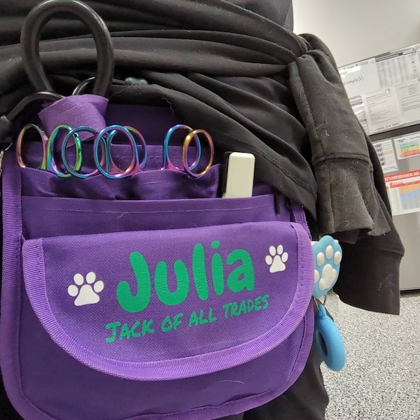 Custom Vet Tech Fanny Pack, Vet Tech Tool Belt, Vet Tech Organizer Belt ...