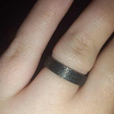 5MM Matte Black Stainless Steel Ring. Men's Jewelry. Black - Etsy