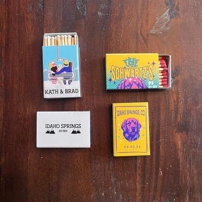 Matchboxes With Your Logo Custom Design Business Matchbox - Etsy