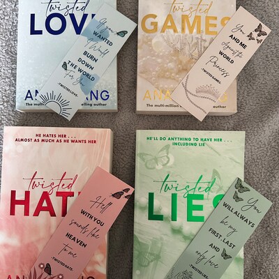 Twisted Series Bookmarks Twisted Love Twisted Games Twisted Hate ...