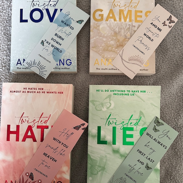 Twisted Series Bookmarks - Twisted Love | Twisted Games | Twisted Hate ...