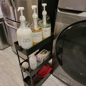 64-ounce Clear Glass Laundry Bottle Signature Laundry Collection ...