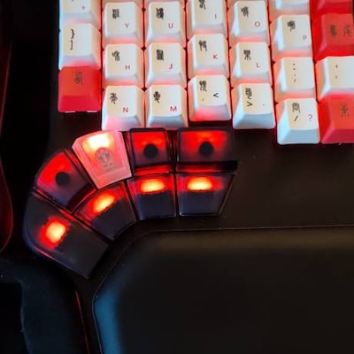 DES Keycap Set, Ergonomic Sculpted Keycaps - Etsy