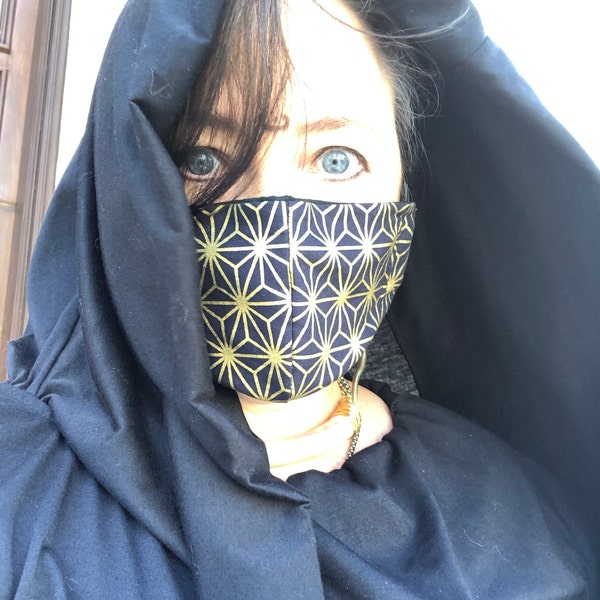Ninja Face Mask Sacred Geometry Face Mask Rave Mask Designer Face Mask ...