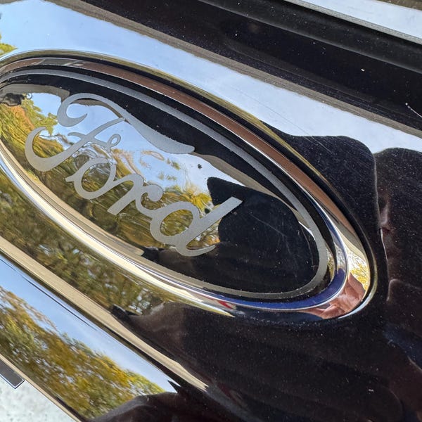 Set of 3 Gel Coated Ford Logo Gel Coated Emblem Overlays Fiesta / Focus ...