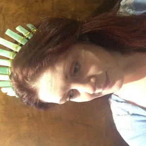 ANUBIS Crown Black Agate Crystal Crown With Black Headband - Etsy