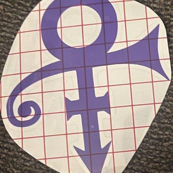 Prince Symbol Bumper and Glass Vinyl Decal - Etsy UK