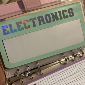 Budget Girl Sht Clear Vinyl Sticker Water Bottle Laptop - Etsy