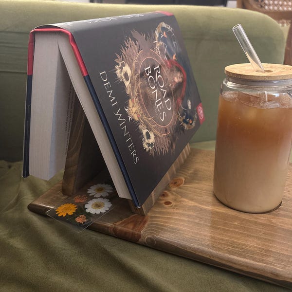 Personalized Solid, Wooden Book Rest / Book Holder / Book Valet ...