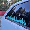 Forest Banner Vinyl Decal, Trees, Mountain Decal, Mountain Sticker ...