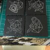 Dungeons and Dragons Custom Class Slate Coaster - Dnd- D&D - Tabletop ...