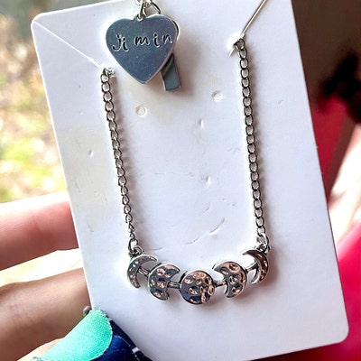 Love Free me, Myself and Jimin Beaded Charm Choker - Etsy