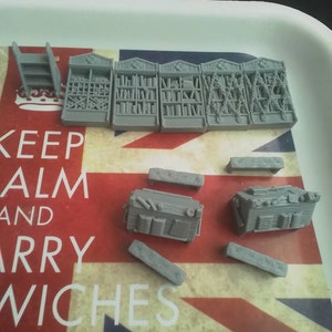 Sci Fi Gothic Train Set 3D Printed Gaming Terrain Warlayer - Etsy