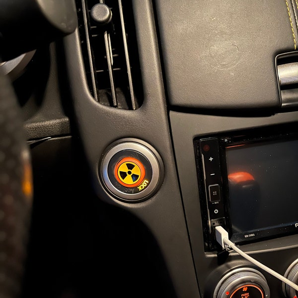 Nuke Radioactive Nuclear Radiation Warning Symbol Vinyl Decal Sticker ...