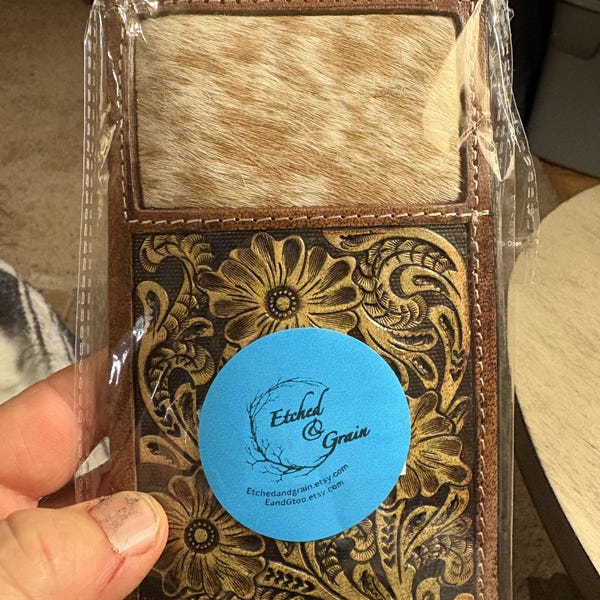 Branding Cowhide Arch Framed Sign 18 3/4 Fully Customizable Cowhide ...