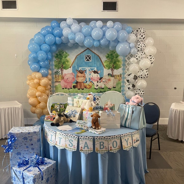 151pcs Farm Themed Balloon Garland DIY Cow Print Balloon Arch Boho ...