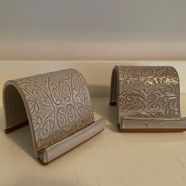 Handmade Tea Spoon Rest / Tea Bag Holder Gift Set With Spoon, Tea, and ...