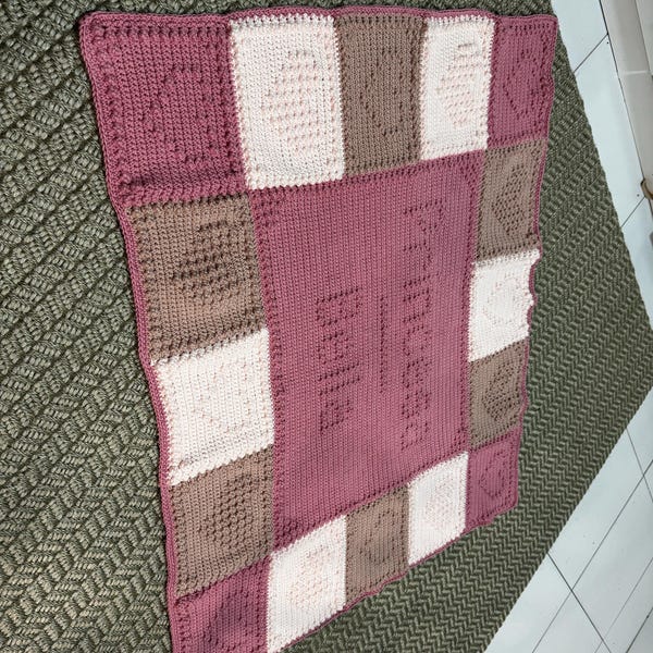 PATTERN: Hearts and Baby Name Crochet Pattern - Etsy