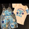 Boys Birthday Overalls | Denim Overalls | Custom Birthday Overalls ...