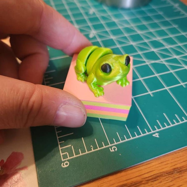 Fidget Frog Fidget Toy, Articulated Sensory Toy, Tiny Frogs, Flexible ...