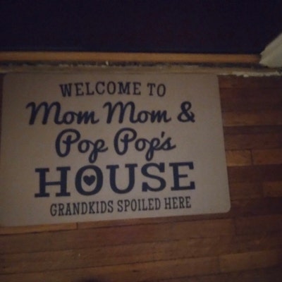Welcome to Mimi and Pappy's House Grandkids Spoiled Here - Etsy