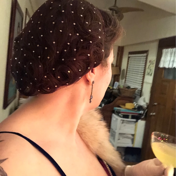 Sparkle Hair Net Made to Order: Sizes 22in- 20in - Etsy