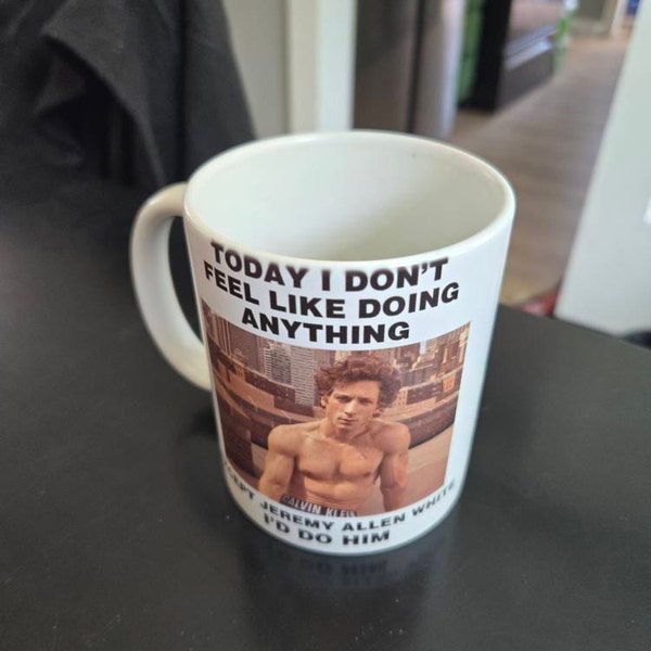 White Vinnie Hacker 11oz Ceramic Tea Coffee Mug Perfect as Birthday ...