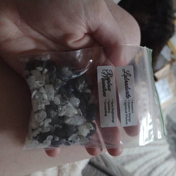 Crystal Chip Bags 4-9mm, 1oz, 2oz, 4oz, 8oz | Gemstone Chips, Crushed ...
