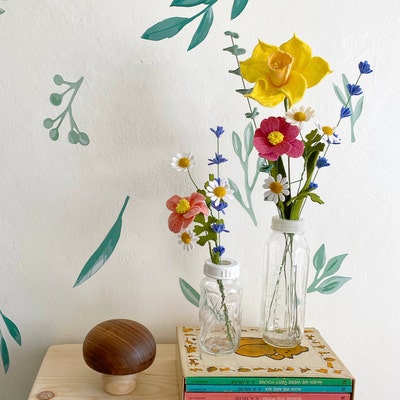 October Birth Month Flower Stem: Felt Cosmos Single Stem for Floral ...