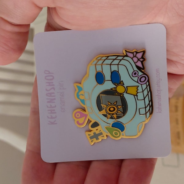 Digivice Hard Enamel Pin | Digimon - Etsy