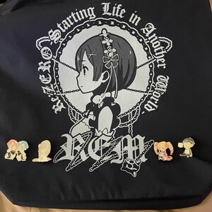 Re:zero Hard Enamel Pin Rem Ram Emilia Subaru Beatrice - Etsy