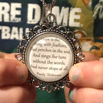 Emily Dickinson Hope is the Thing With Feathers That Perches in the ...