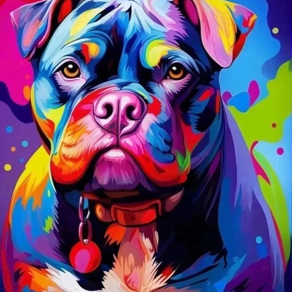 Custom Pet Portraits Using Pet Photo Personalized Digital Prints From ...