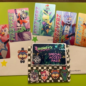 FNAF Entry Pass Freddy Fazbears Mega Pizza Plex aluminum - Etsy