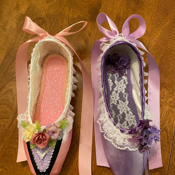 Decorated Pointe Shoe: Nutcracker,kingdom of Sweets, Gingerbread ...