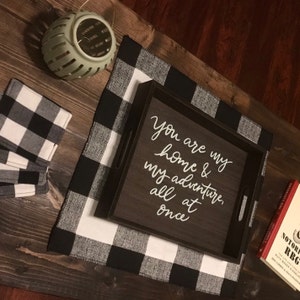 Black Plaid Buffalo Check Table Runner Centerpiece Gingham Check Table ...