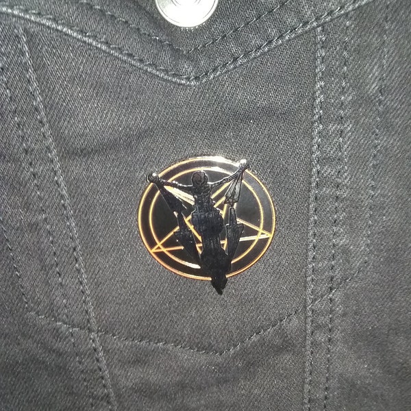Satanic Blood Angel Hard Enamel Pin - Etsy
