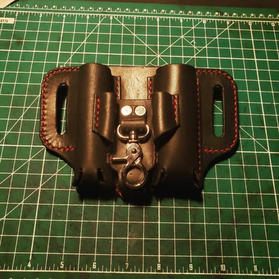 PDF & DXF Leather EDC Puch Belt Case Pattern Hip Bag Pattern Leather ...