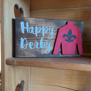 Happy Derby Sign, Kentucky Derby Sign, Jockey Sign, Kentucky Derby ...