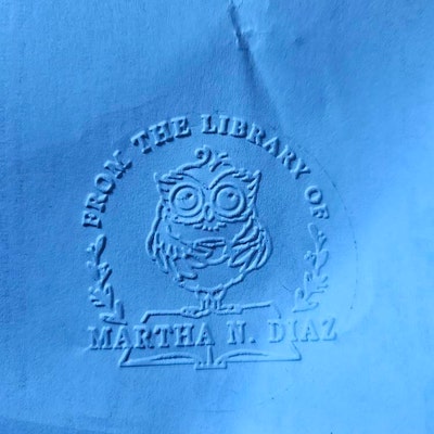 Self Inking Book Stamp Custom Made for You to Personalize Library Books ...