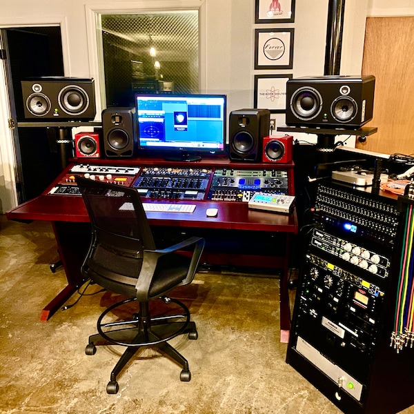 Pro-series Midas M32 Workstation - Recording Studio Desk - Etsy