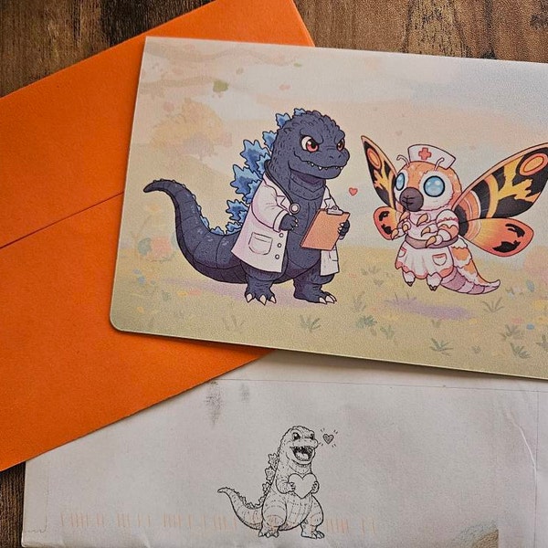 Son of Godzilla Card to Celebrate Our Little Clingers Greeting Card! - Etsy
