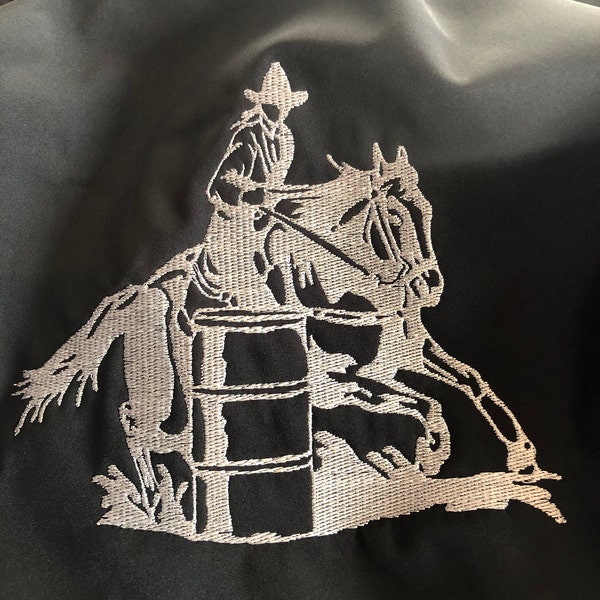 Barrel Racing Horse Cowgirl - EMBROIDERY DESIGN File - Instant Download ...