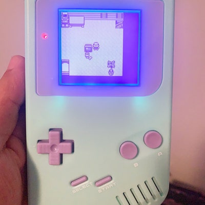 Custom Backlit Gameboy DMG, Modded Bivert Nintendo Game Boy With Glass ...